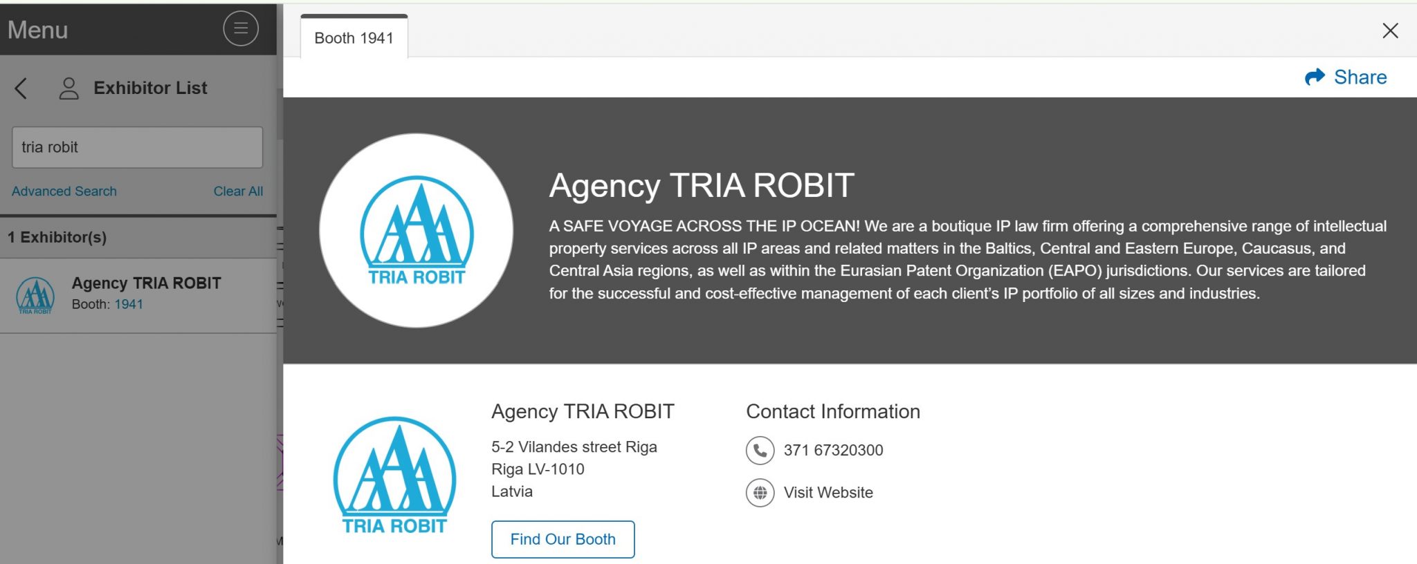 INTA 2025 Annual Meeting San Diego – Agency Tria Robit